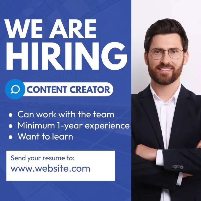 Plantilla de Hiring Offer | PosterMyWall