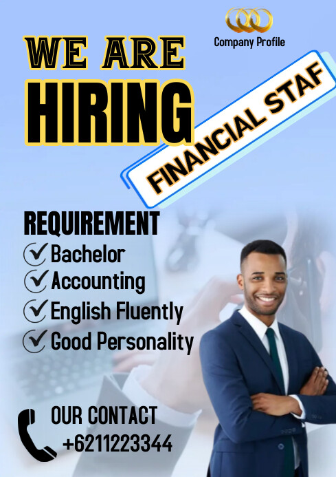 Hiring Pamflet Template | PosterMyWall