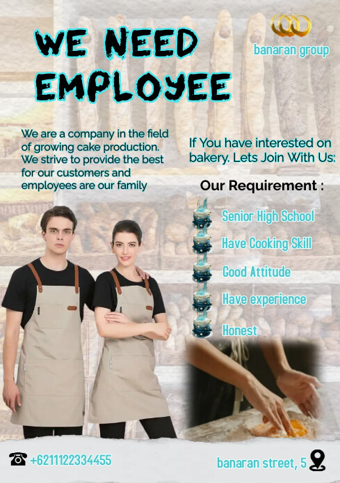 Hiring Pamflet Template | PosterMyWall