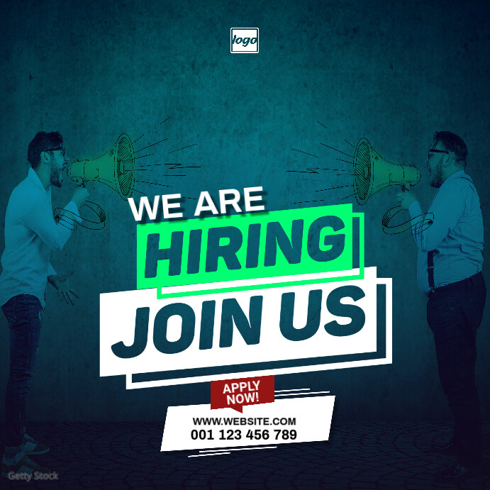 Hiring Post Template | PosterMyWall