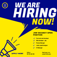 Hiring Post Template | PosterMyWall