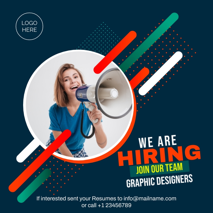 hiring post Template | PosterMyWall