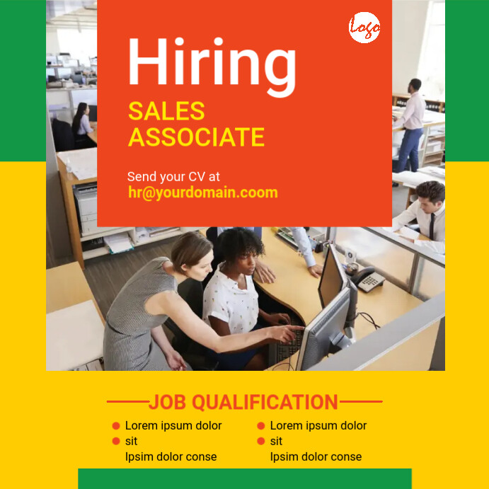 Hiring Post Template | PosterMyWall