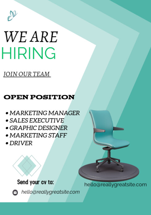 HIRING POST Template | PosterMyWall