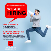 Hiring Post Template | PosterMyWall