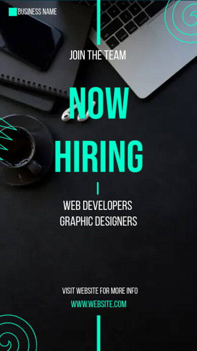 Copy of HIRING POSTER ADS TEMPLATE | PosterMyWall