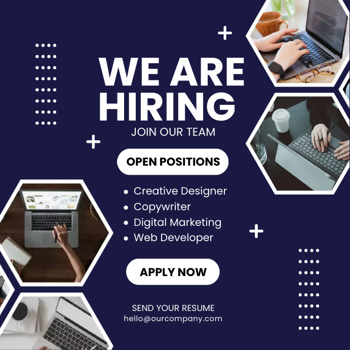 HIRING POSTER Template | PosterMyWall
