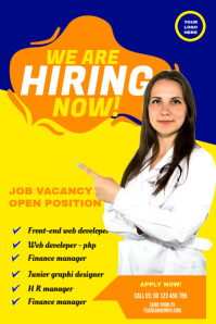 Hiring Social Media Manager Poster Template | PosterMyWall