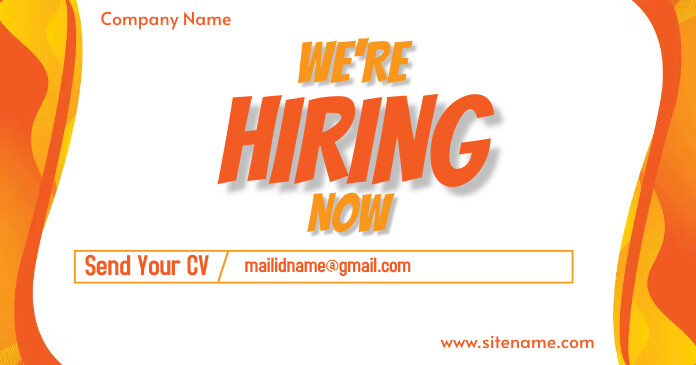 Hiring Poster Template | PosterMyWall