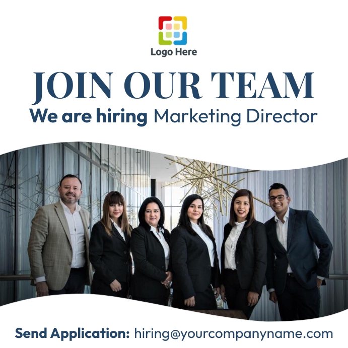 hiring poster Template | PosterMyWall