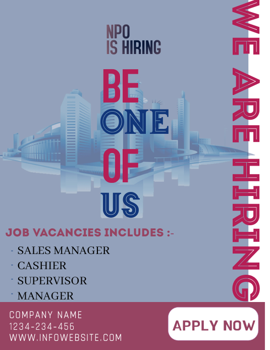 Copy of Hiring Poster | PosterMyWall