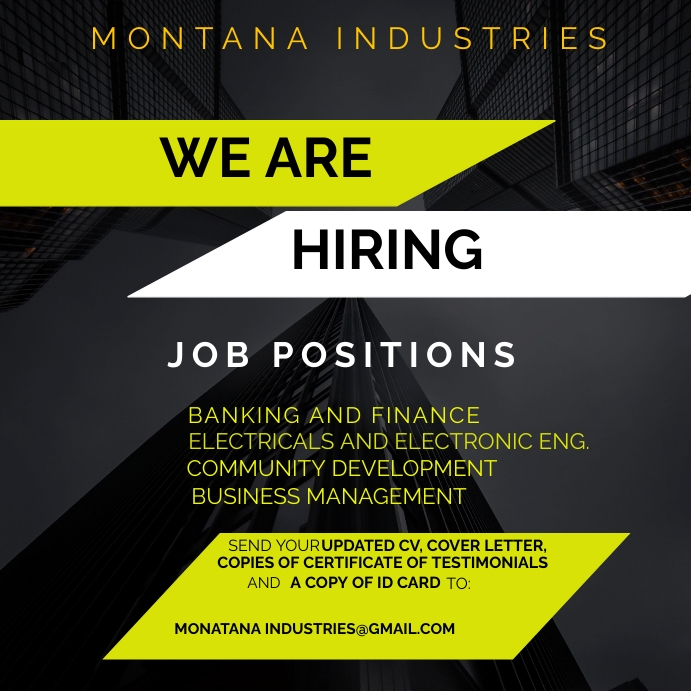 Plantilla de HIRING POSTERS | PosterMyWall