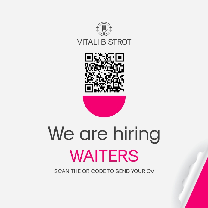 hiring printable sticker template design | PosterMyWall