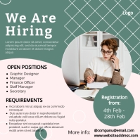 Volunteer recruitment instagram post Template | PosterMyWall