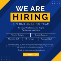 Recruitment / Hiring post Template | PosterMyWall
