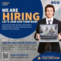 Hiring Ads Template | PosterMyWall