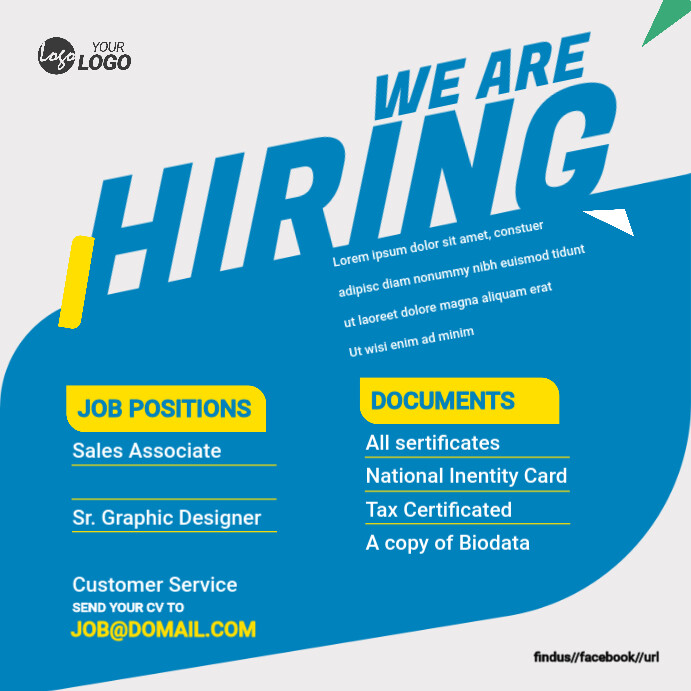 Hiring Template | PosterMyWall