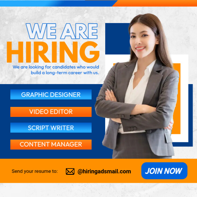 Hiring Template | PosterMyWall