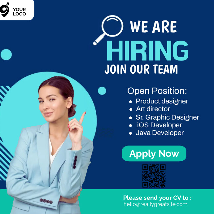 Hiring Template | PosterMyWall