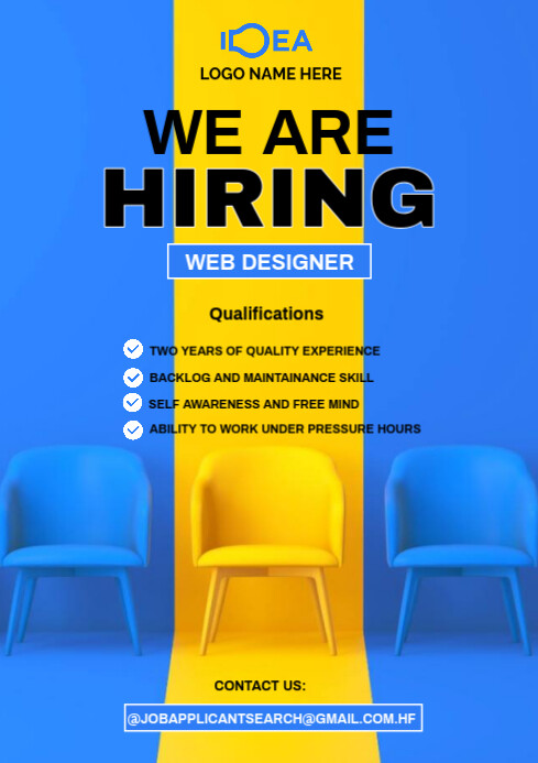 hiring template | PosterMyWall