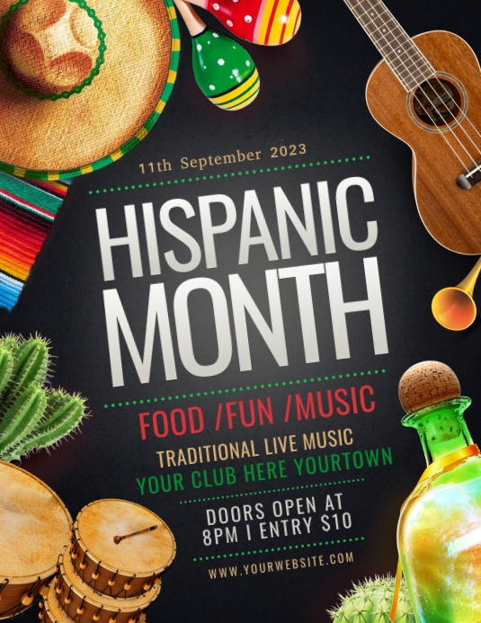 Copy of Hispanic flyers | PosterMyWall