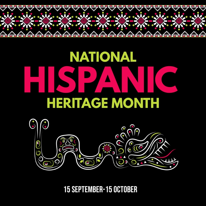 Hispanic Heritage Month, Hispanic Template | PosterMyWall
