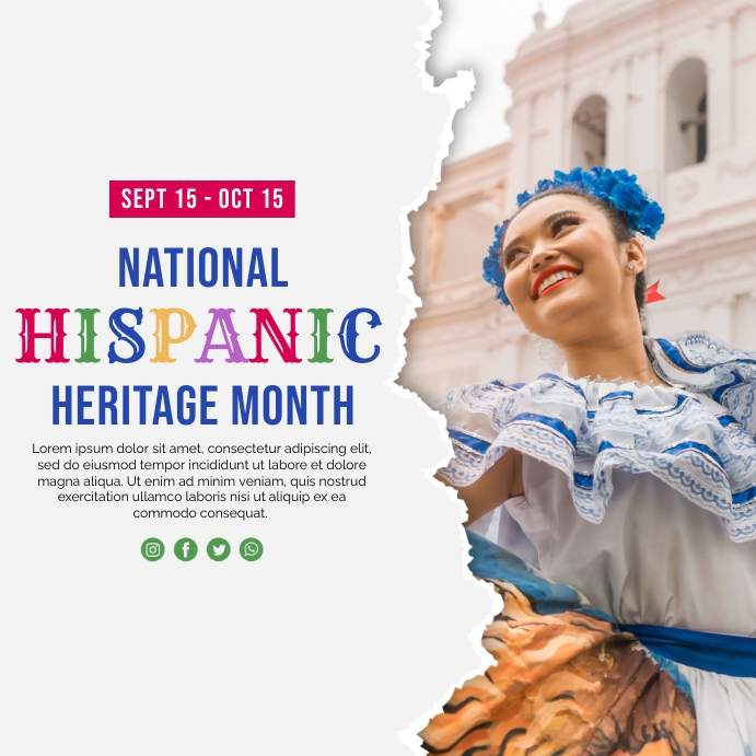 Hispanic Heritage Month Template | PosterMyWall