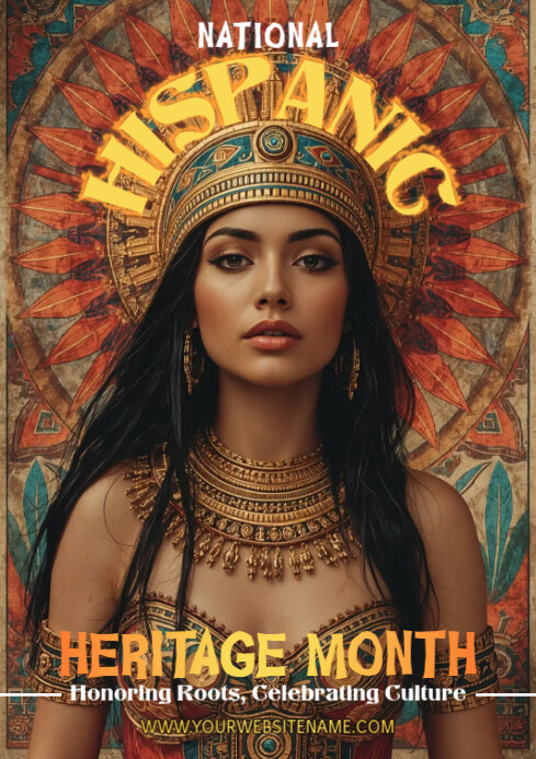 Hispanic Heritage Month Flyer A4 Template | PosterMyWall