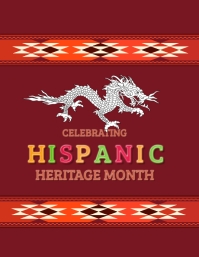 Hispanic heritage month flyers Template | PosterMyWall