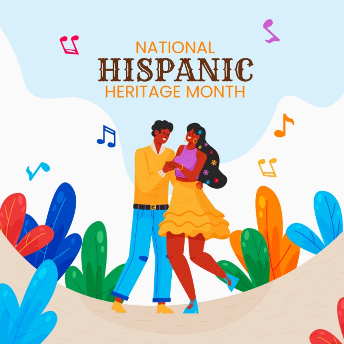 Hispanic heritage month poster design Template | PosterMyWall