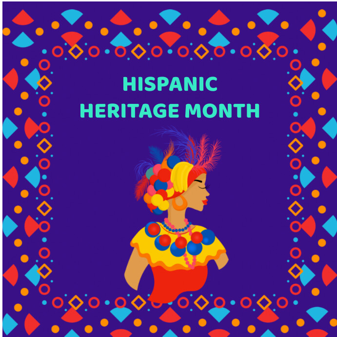 Hispanic heritage month poster Template | PosterMyWall