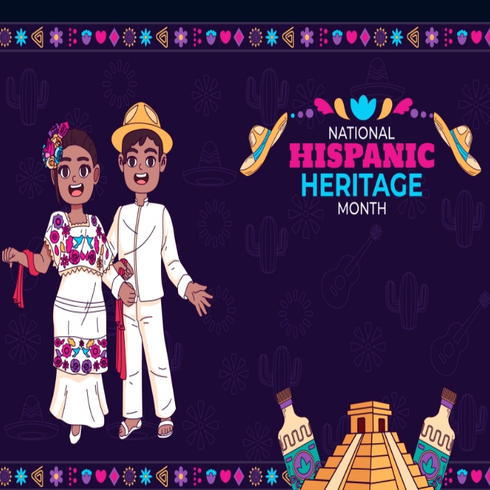 Hispanic heritage month poster design Template | PosterMyWall