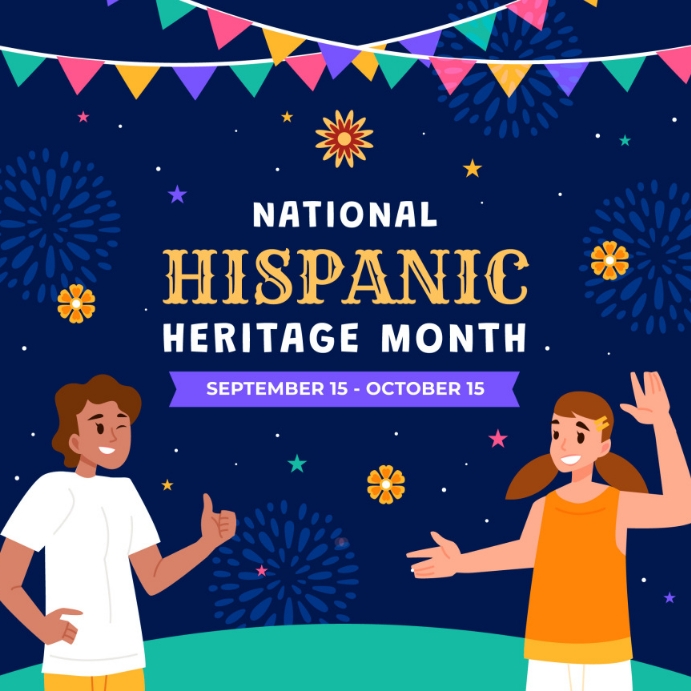 Hispanic heritage month poster design Template | PosterMyWall