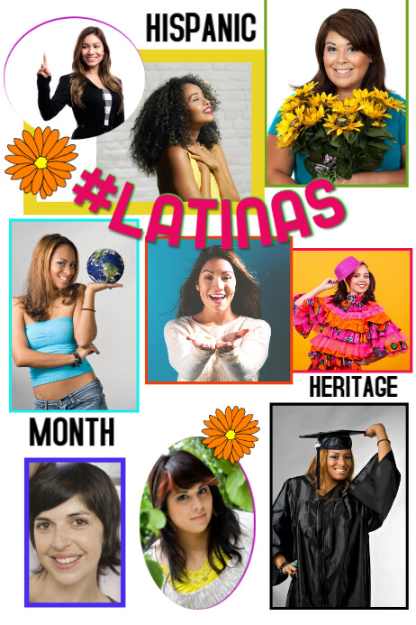 hispanic heritage/women/latinas/woman's day | PosterMyWall