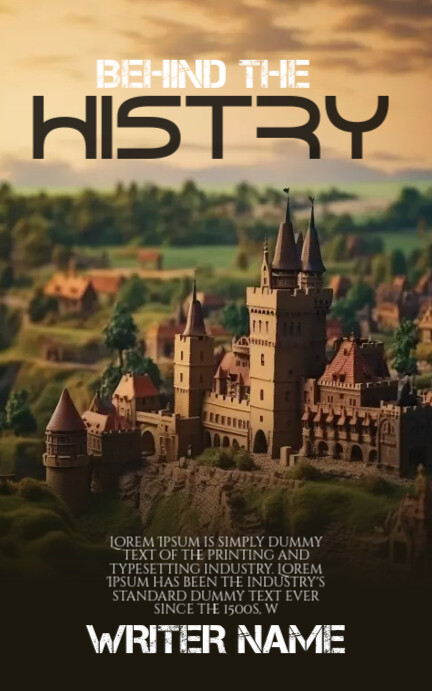 Plantilla de Historical Fiction Book Covers | PosterMyWall