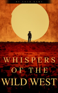 Historical fiction wild west book cover wattp Template | PosterMyWall