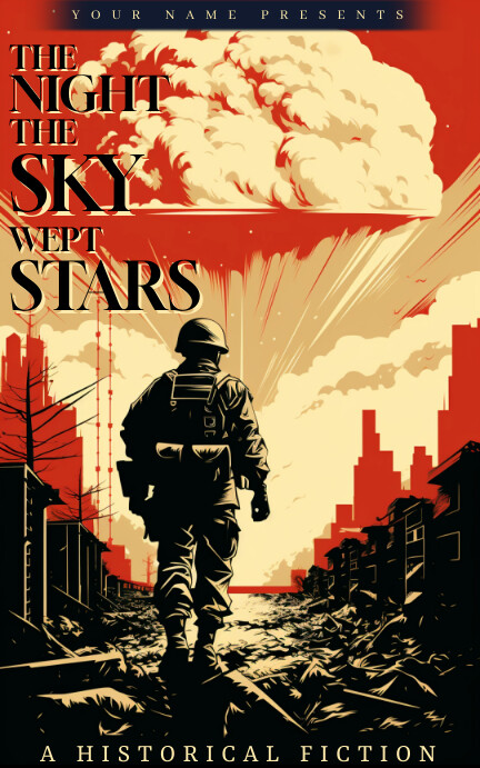 Historical fiction WW2 world war book cover w Template | PosterMyWall