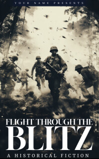 Historical fiction WW2 world war book cover w Template | PosterMyWall