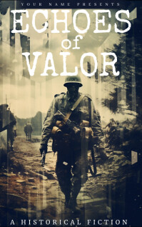 Historical fiction WW2 world war book cover w Template | PosterMyWall