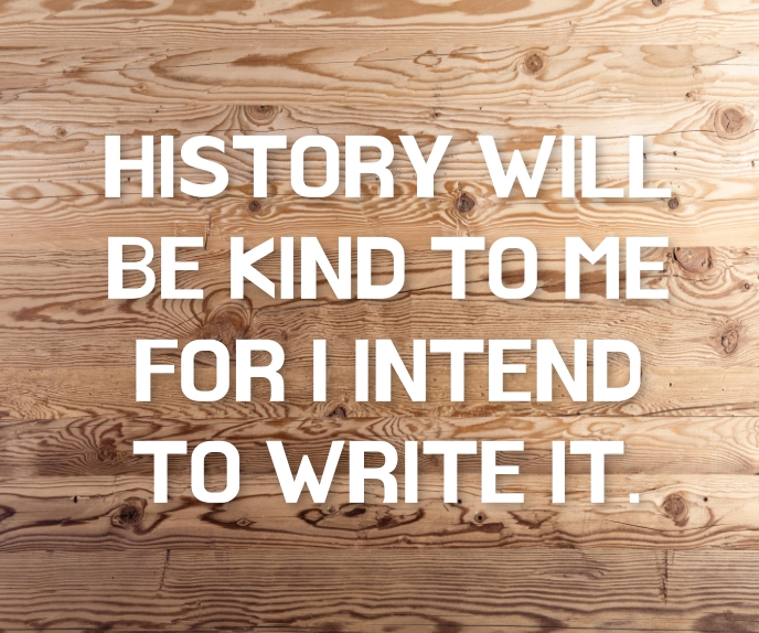 HISTORY AND INTEND QUOTE TEMPLATE | PosterMyWall