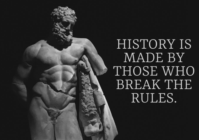 HISTORY AND RULES QUOTE TEMPLATE | PosterMyWall