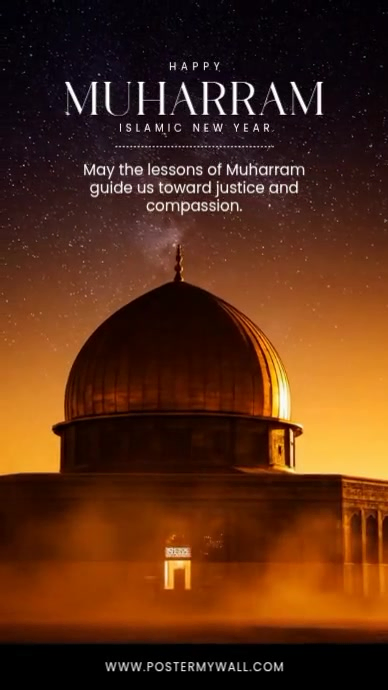 Islamic New Year Instagram Reel Template | PosterMyWall