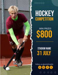 Ice Hockey Flyer Template | PosterMyWall