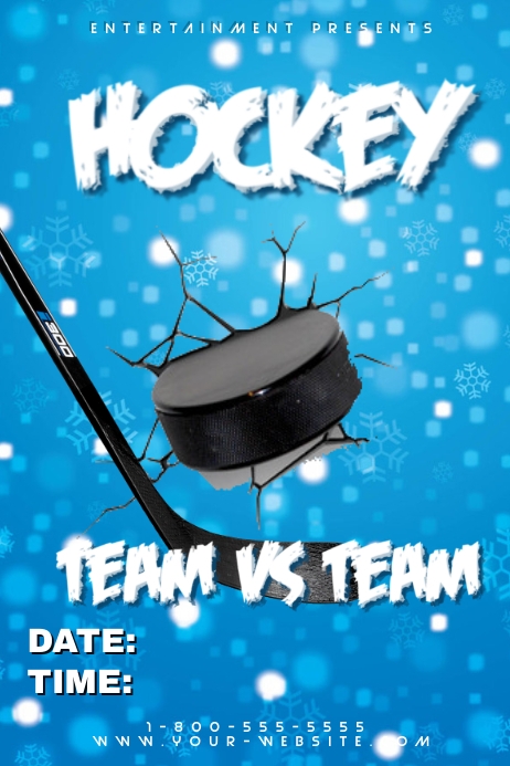Hockey Event Template | PosterMyWall