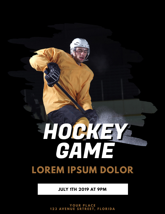 Hockey Flyer Template | PosterMyWall