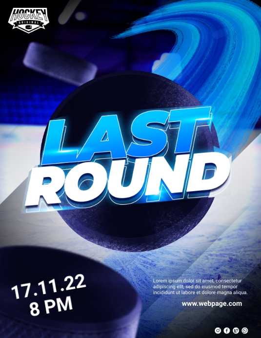 Copy of HOCKY TOURNAMENT FLAYER EVENT | PosterMyWall