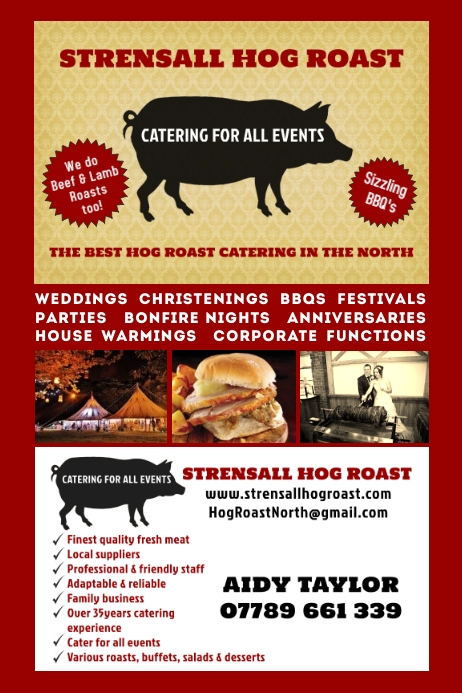 Hog Roast Flyer Template | PosterMyWall