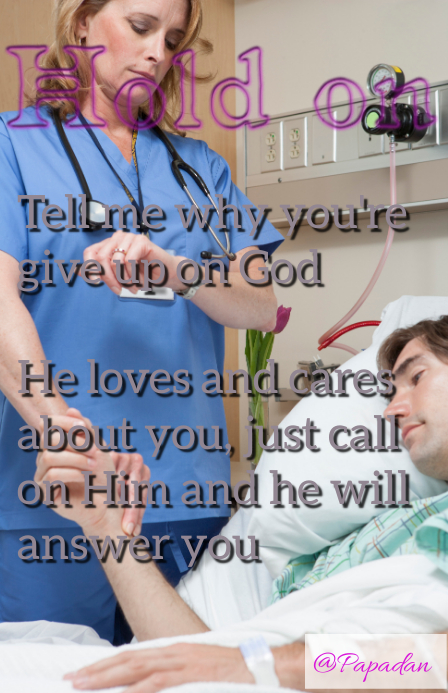 Hold on Template | PosterMyWall