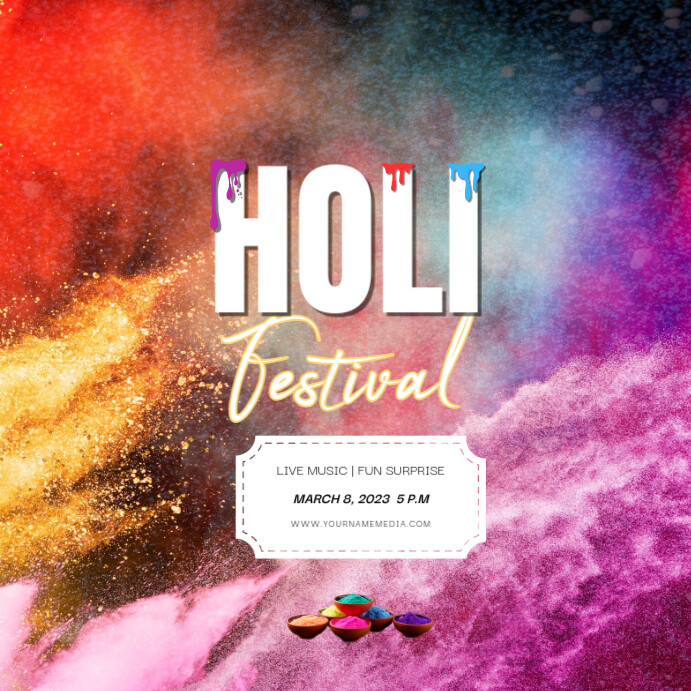 holi Template | PosterMyWall