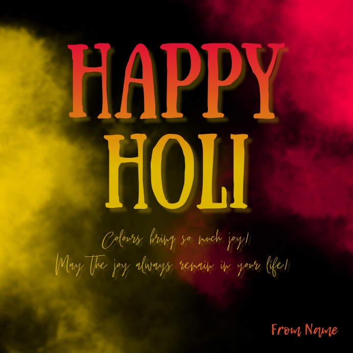 Holi Template | PosterMyWall